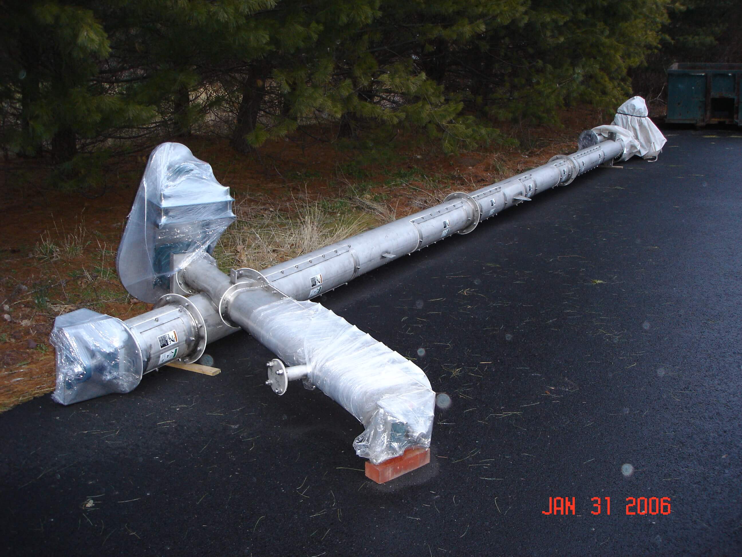 Incline Screw Conveyors - Thomas and Muller Systems